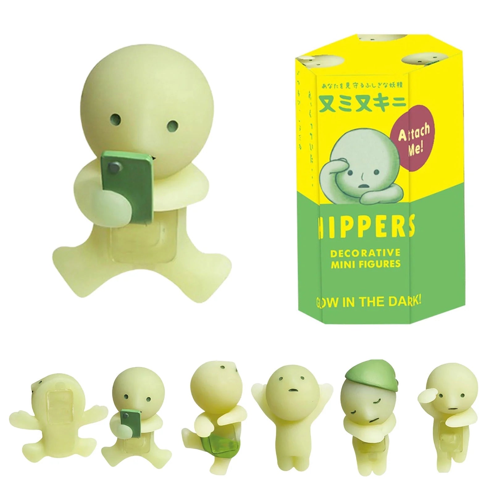 Smiski Hippers – Authentic Glow-in-the-Dark Blind Box – Handmade in CA